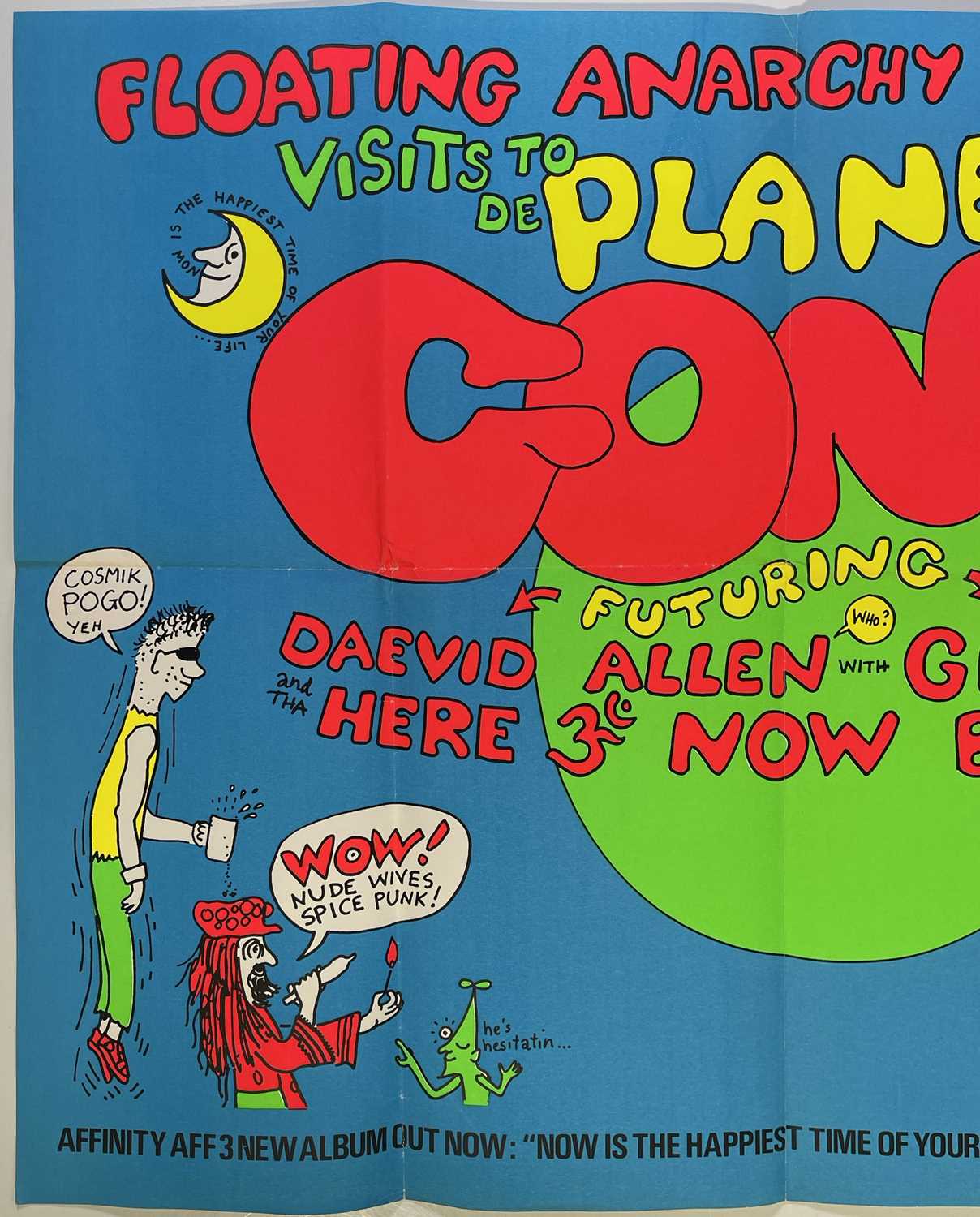 Lot 363 - GONG - ORIGINAL FLOATING ANARCHY TOUR 1977