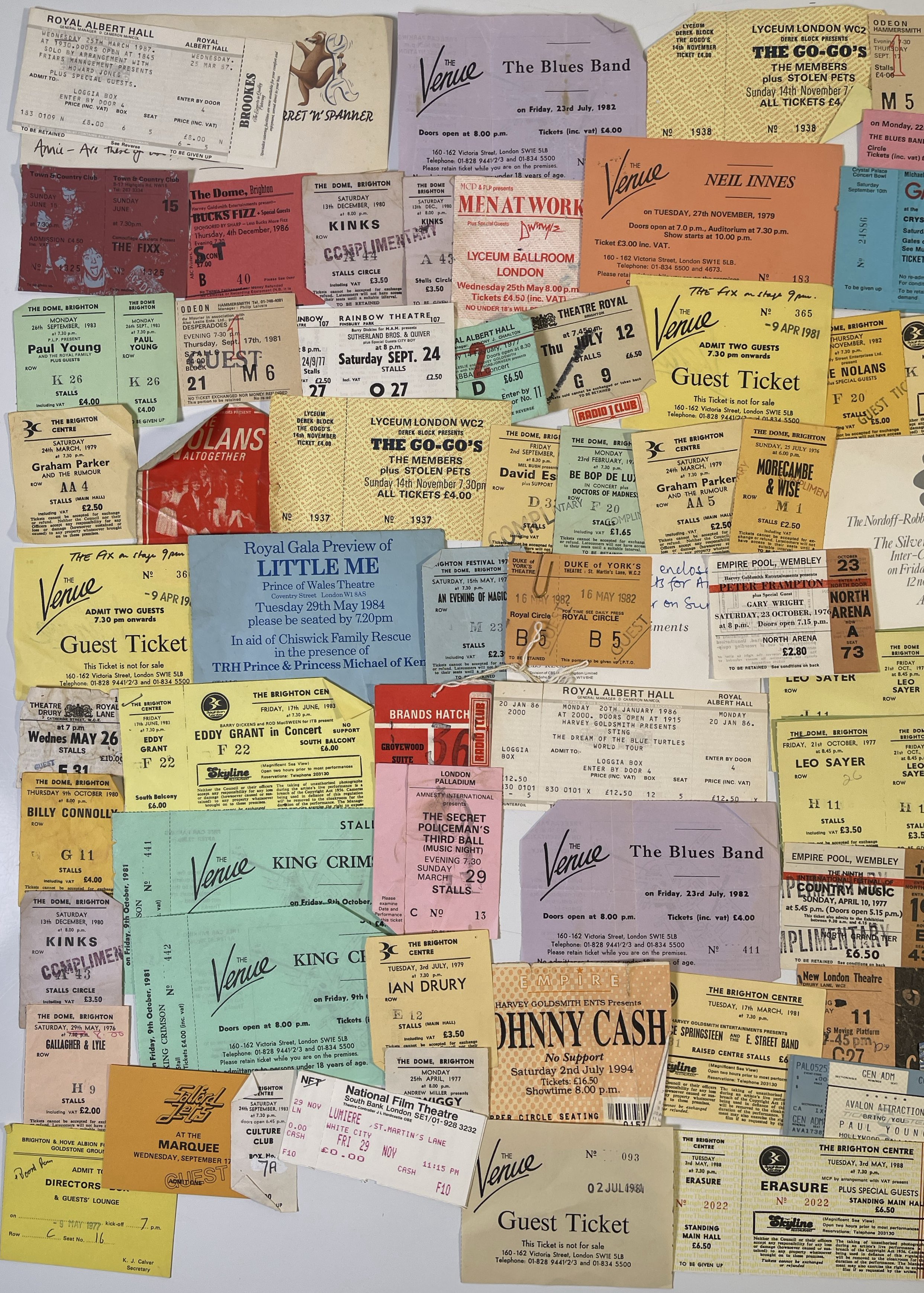 Lot 381 - ANNIE'S TICKETS/PASSES AND STUBS COLLECTION