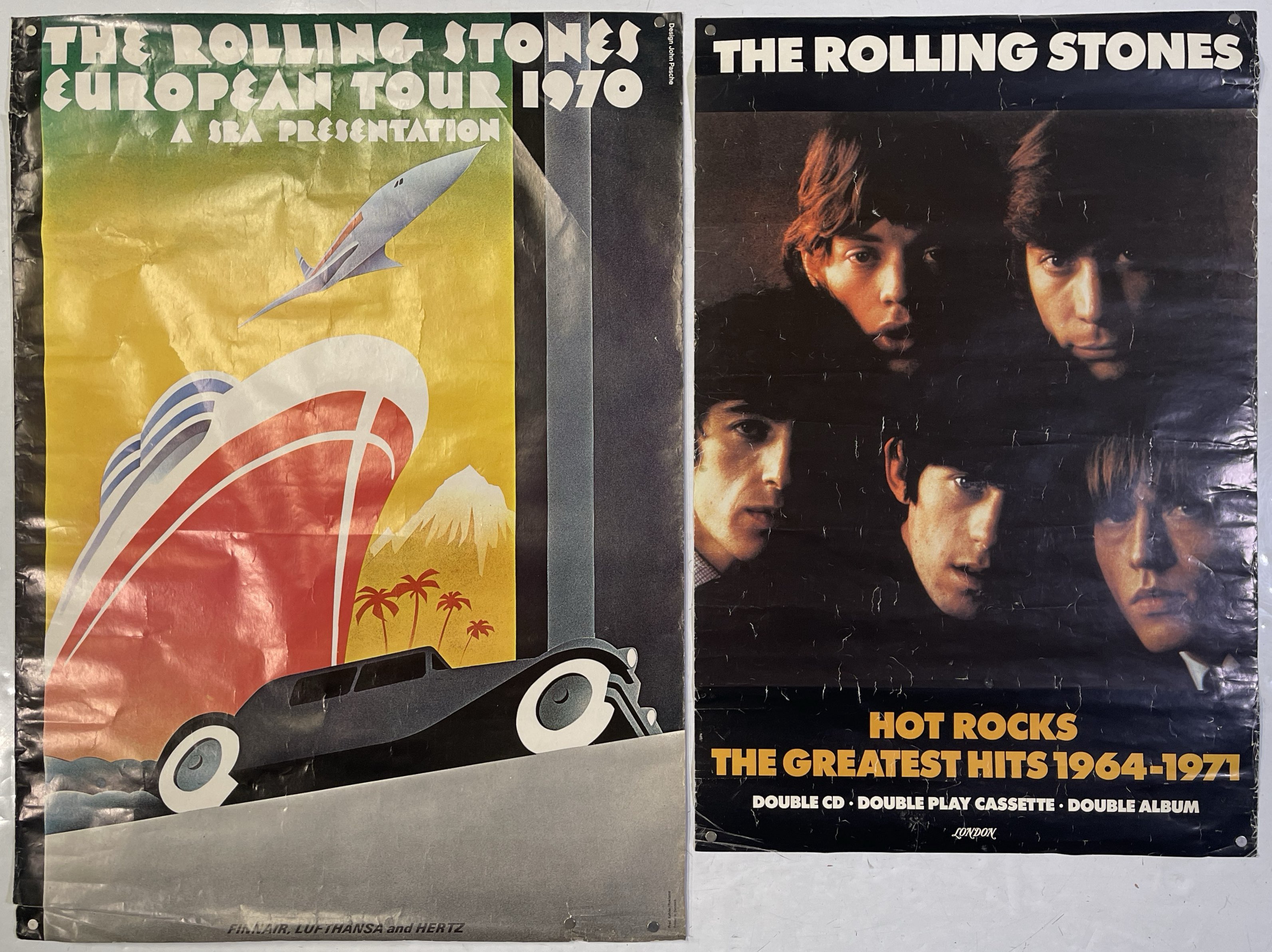 Lot 400 - ROLLING STONES POSTERS INC ORIGINAL 1976