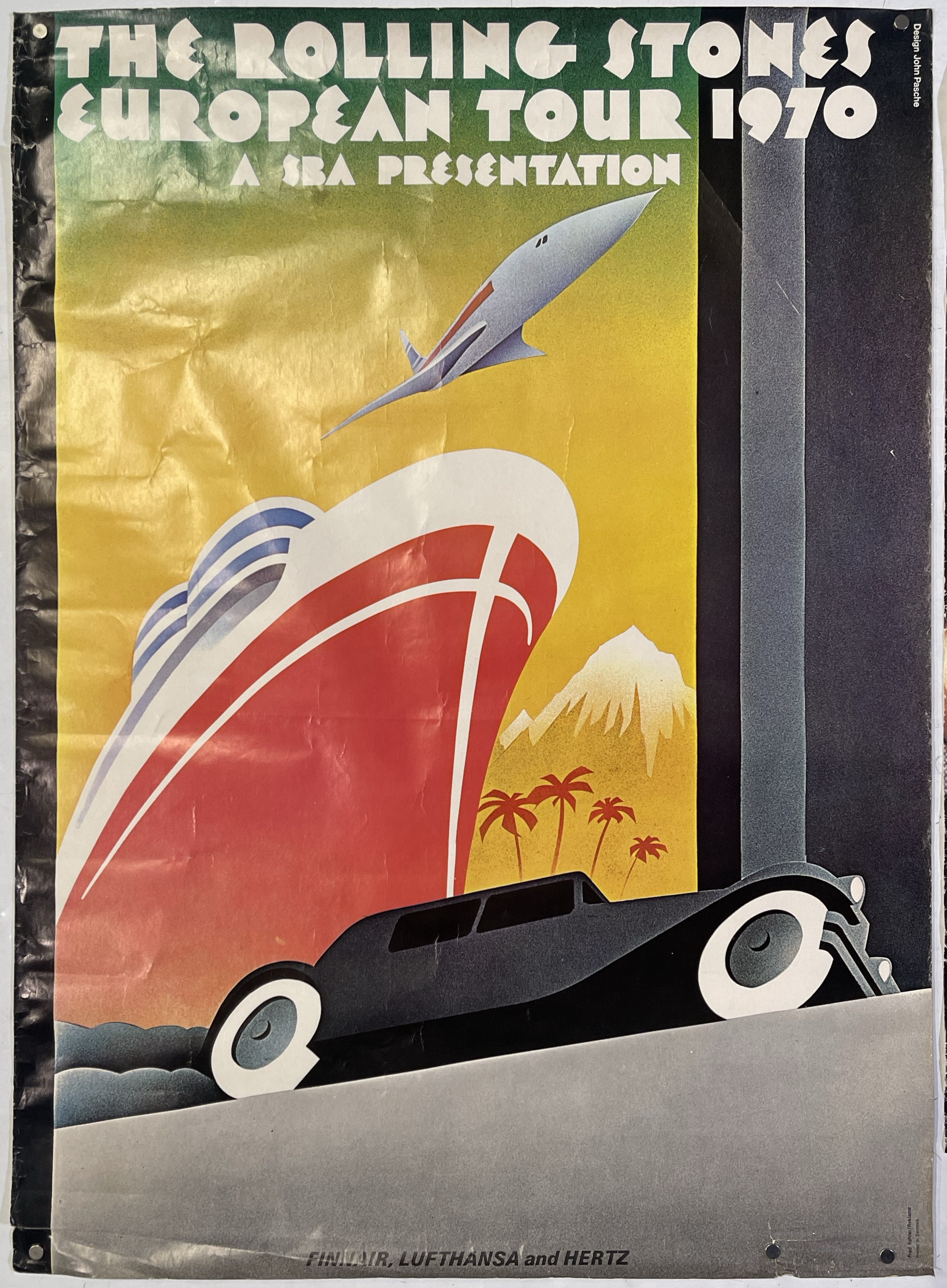 Lot 400 - ROLLING STONES POSTERS INC ORIGINAL 1976