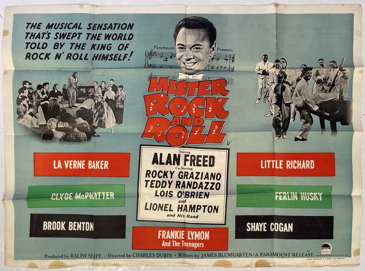 Lot 187 - MISTER ROCK AND ROLL (1957) - ORIGINAL UK