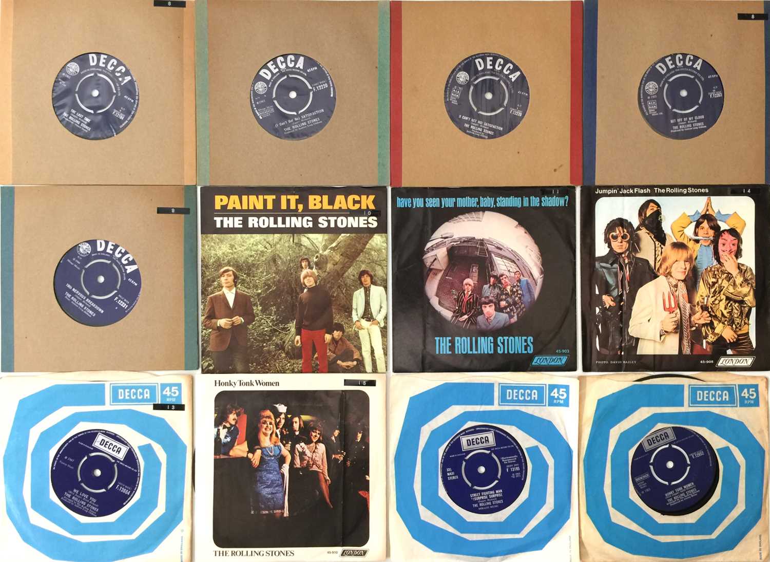 Lot 1061 - THE ROLLING STONES 7"/ EP COLLECTION