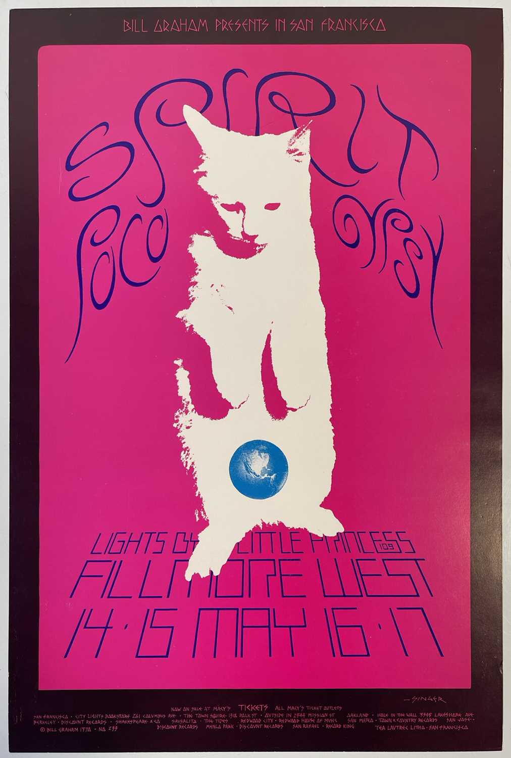 Lot 206 - BG-233 - BILL GRAHAM - SPIRIT / POCO DAVID