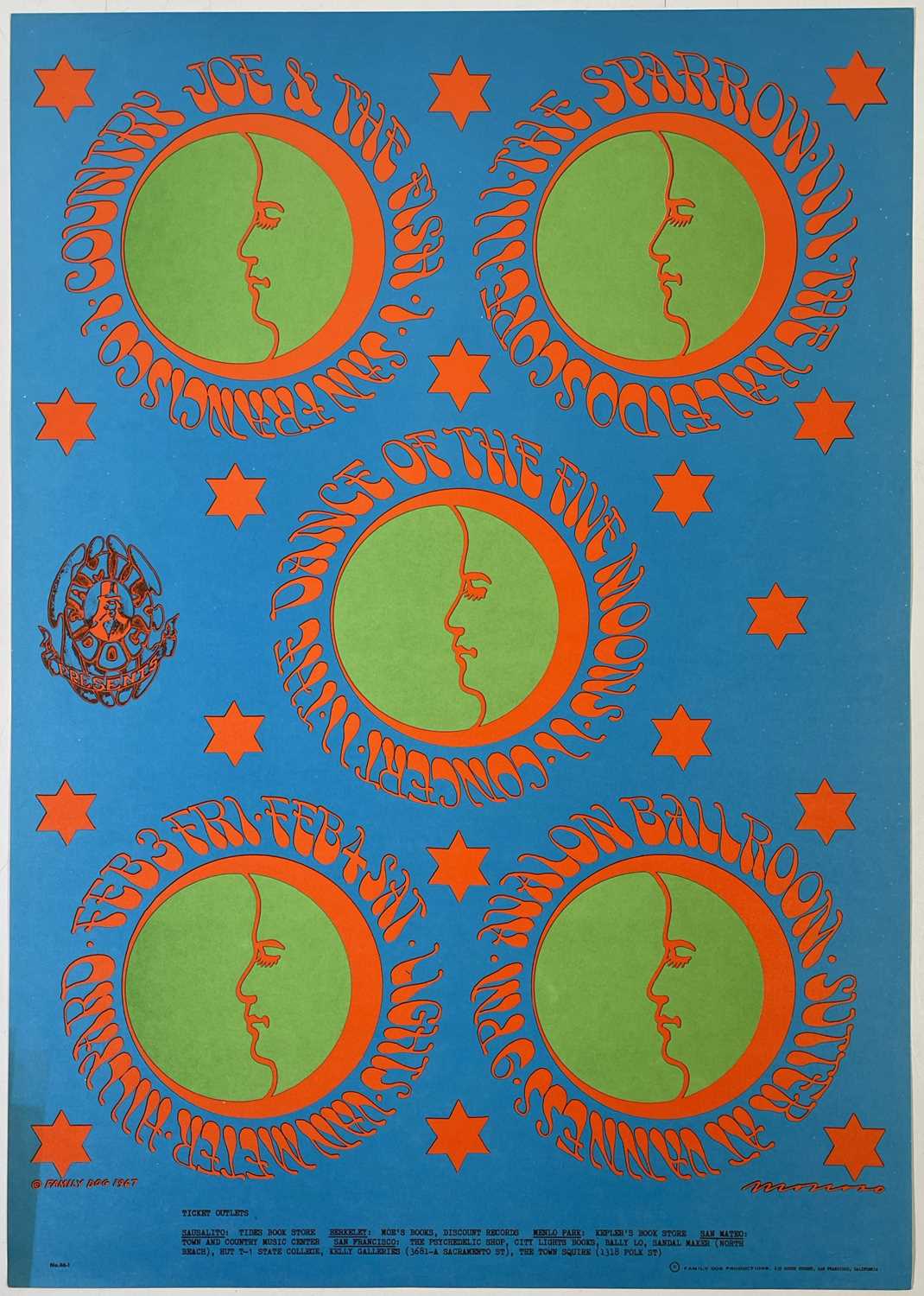Lot 210 - VICTOR MOSCOSO - DANCE OF THE FIVE MOONS