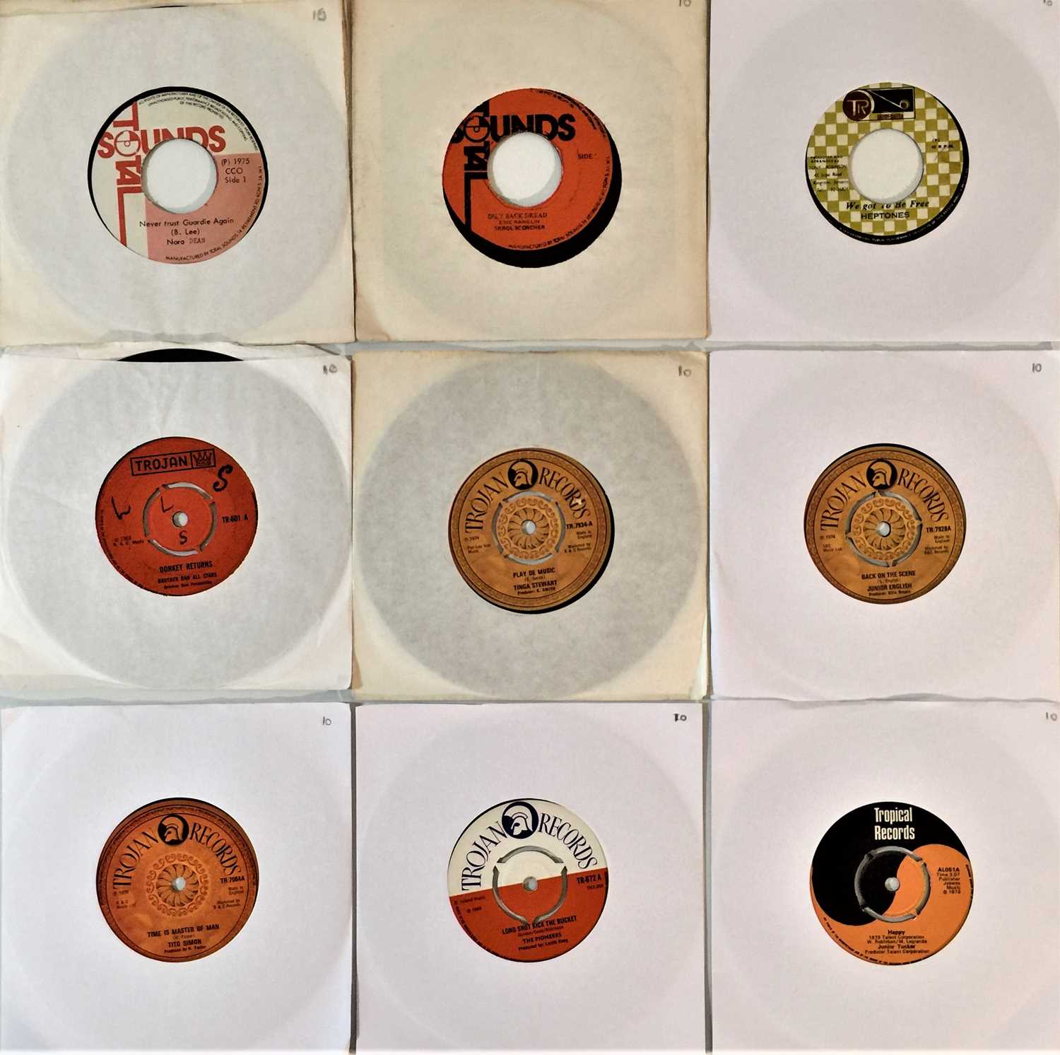 Lot 299 - REGGAE LABEL 7'' PART 2 - LETTER T' TO Z'