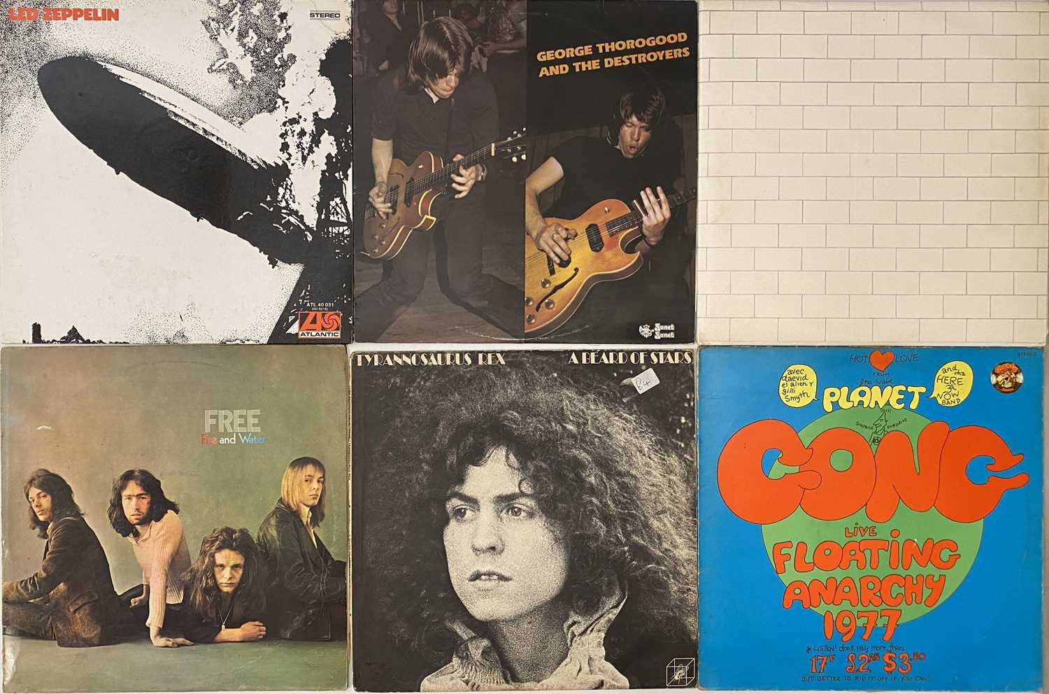 Lot 1080 - MIXED ROCK LP COLLECTION