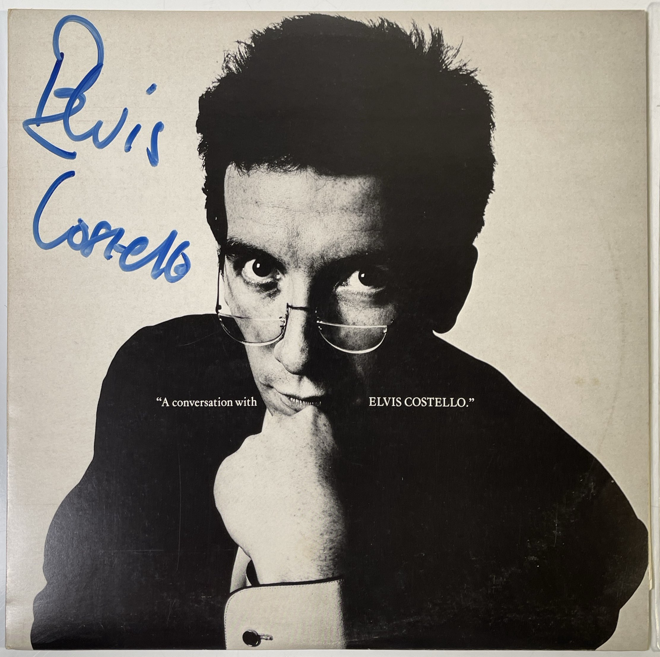 Lot 350 - ELVIS COSTELLO - SIGNED RECORDS INC