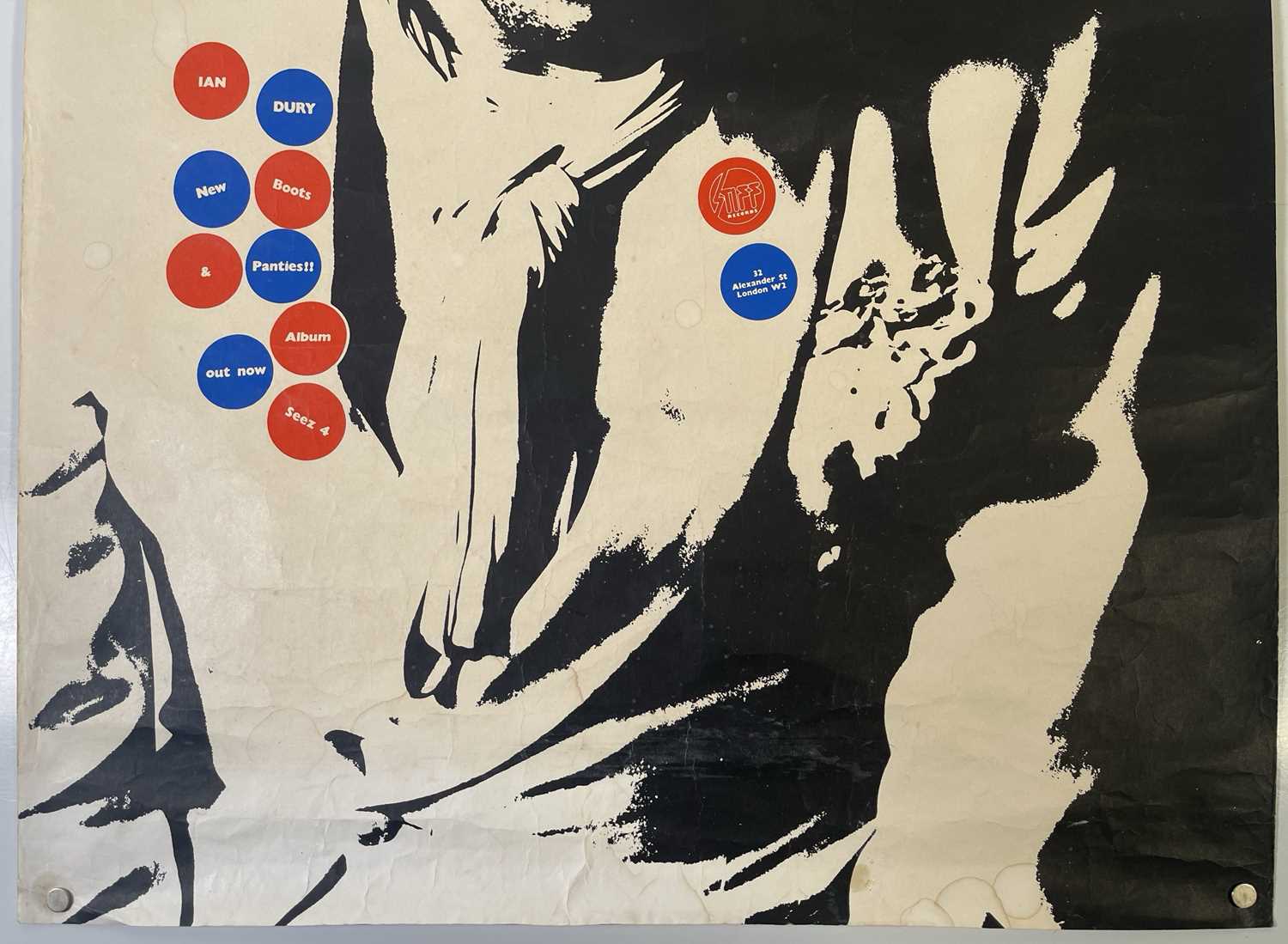 Lot 226 - IAN DURY STIFF RECORDS PROMO POSTER - BARNEY