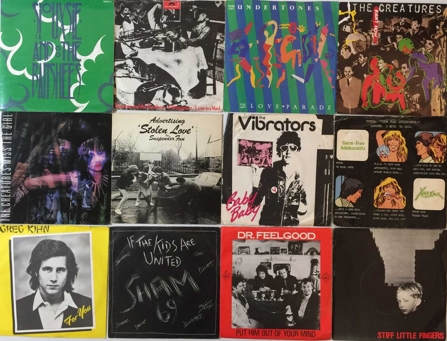 Lot 927 - PUNK/NEW WAVE/ALT - 7" COLLECTION