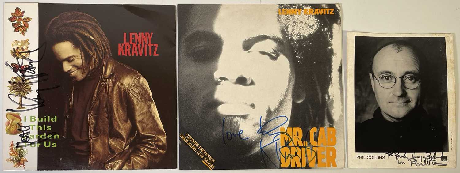 Lot 367 - 1980S AUTOGRAPHS INC PHIL COLLINS / LENNY