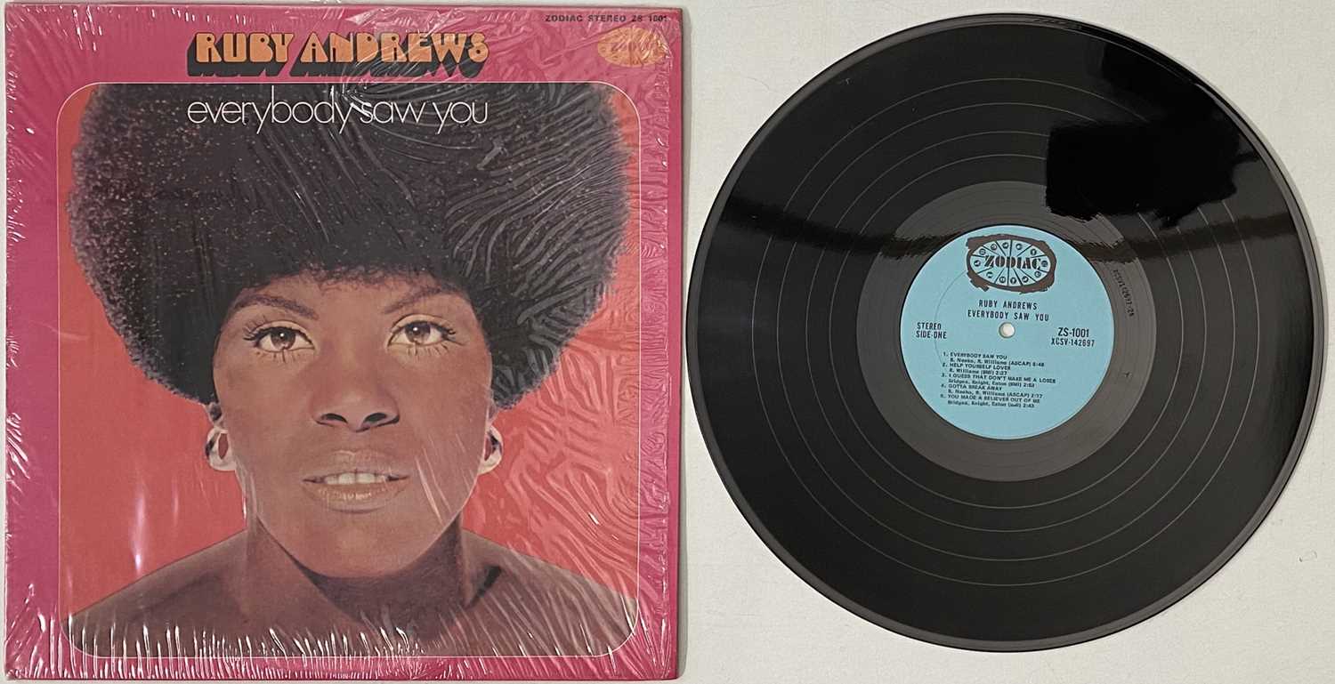 Lot 1159 - RUBY ANDREWS - EVERYBODY SAW YOU LP (ZS