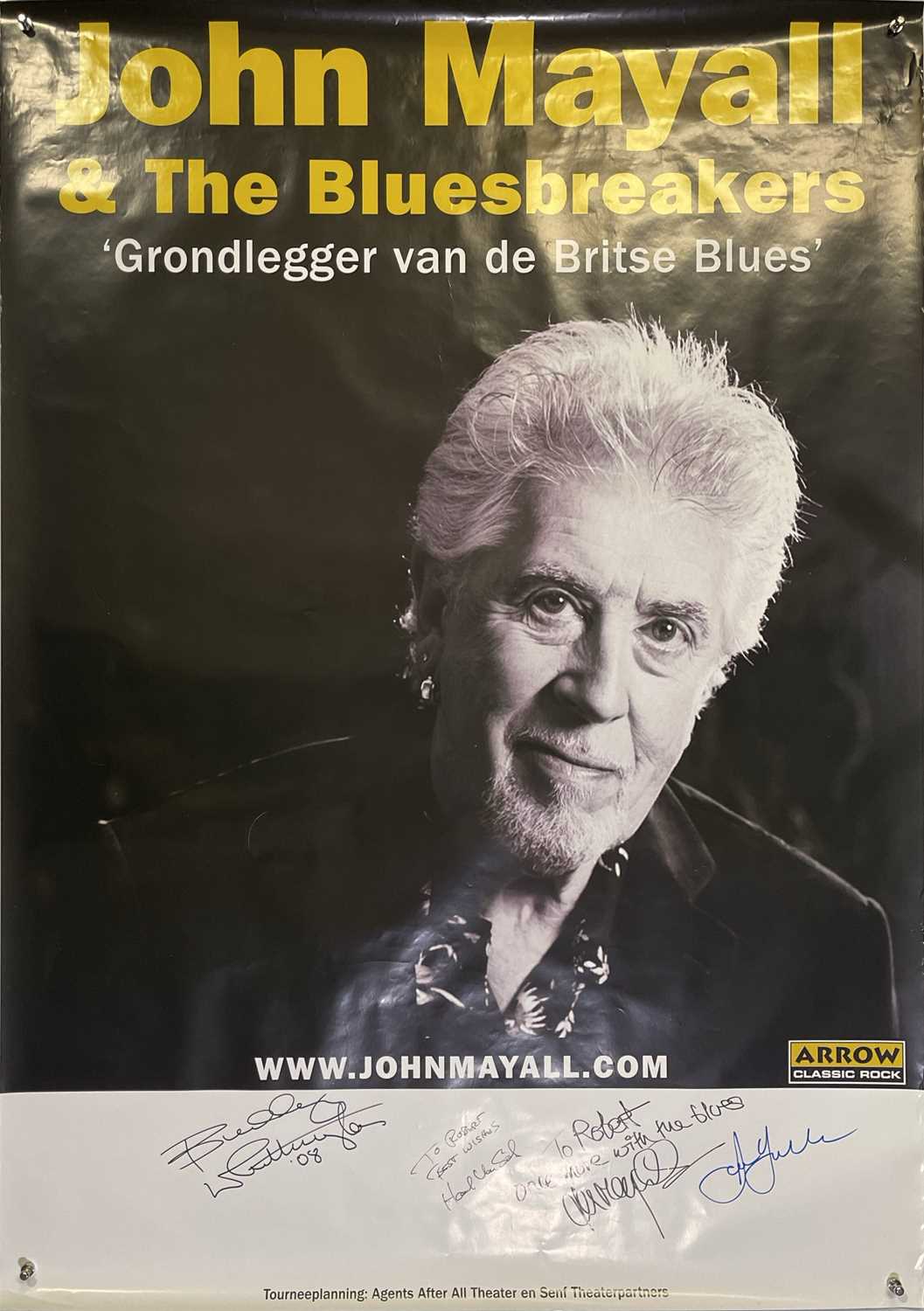 Lot 238 - JOHN MAYALL POSTER COLLECTION INC ONE SIGNED.