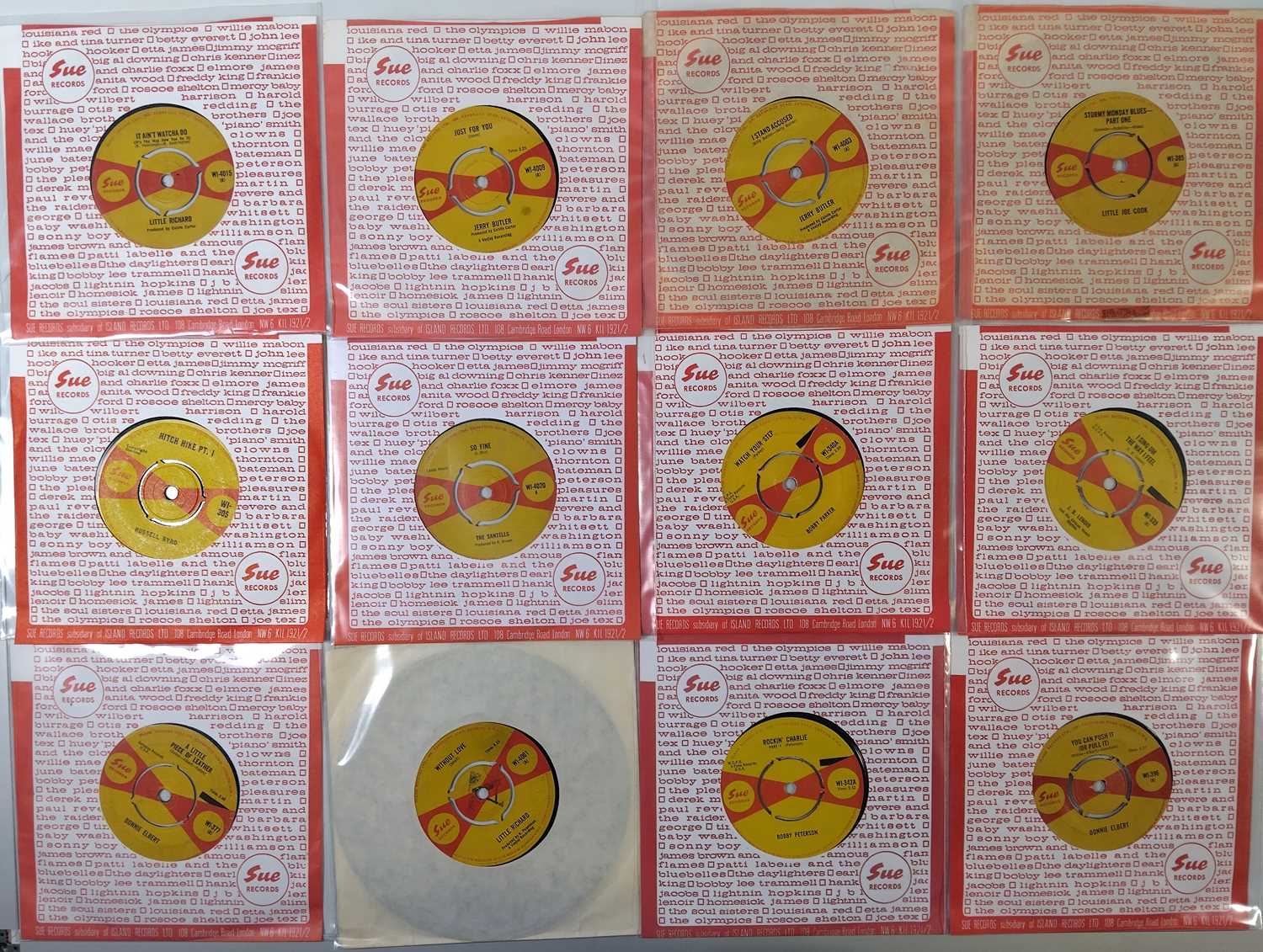 Lot 1205 - UK SUE 7" RARITIES PACK