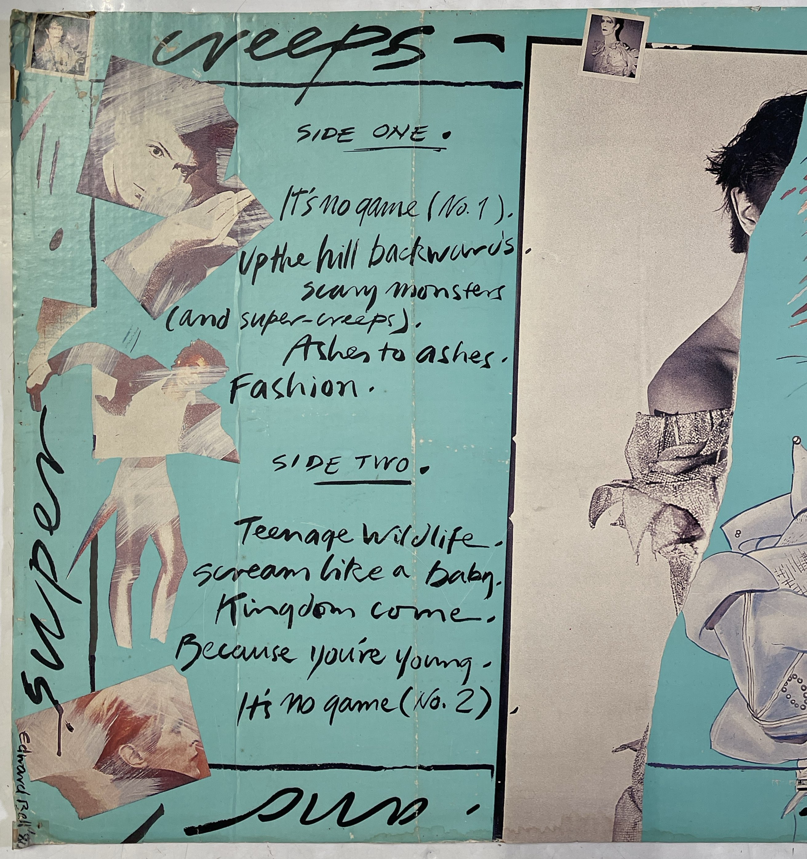 Lot 593 - DAVID BOWIE - ORIGINAL SCARY MONSTERS SHOP