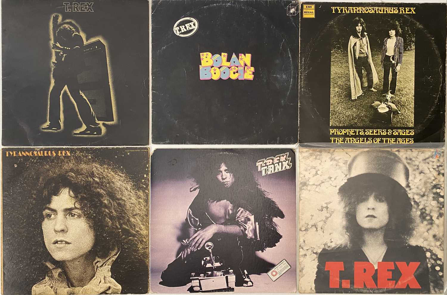 Lot 815 - T REX/ DAVID BOWIE - LP PACK