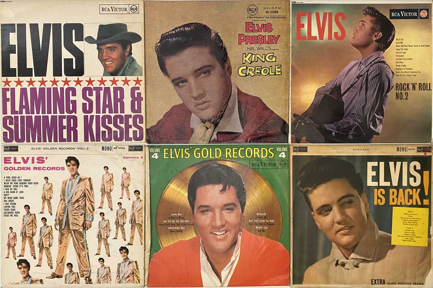 Lot 856 - ELVIS PRESLEY - UK RCA LP COLLECTION (RED