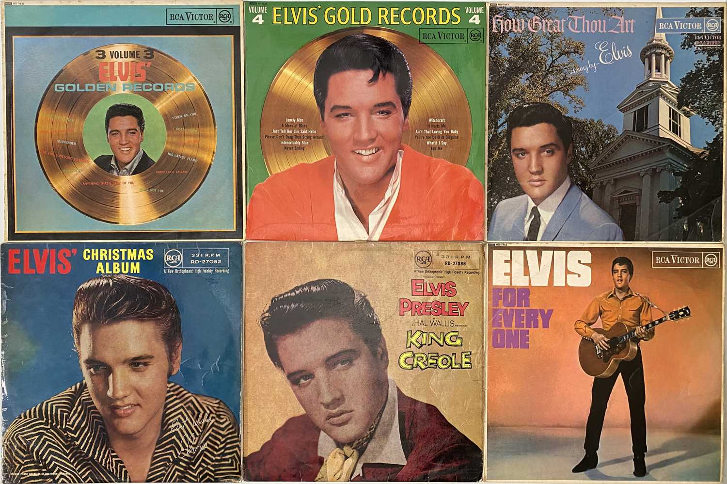 Lot 856 - ELVIS PRESLEY - UK RCA LP COLLECTION (RED