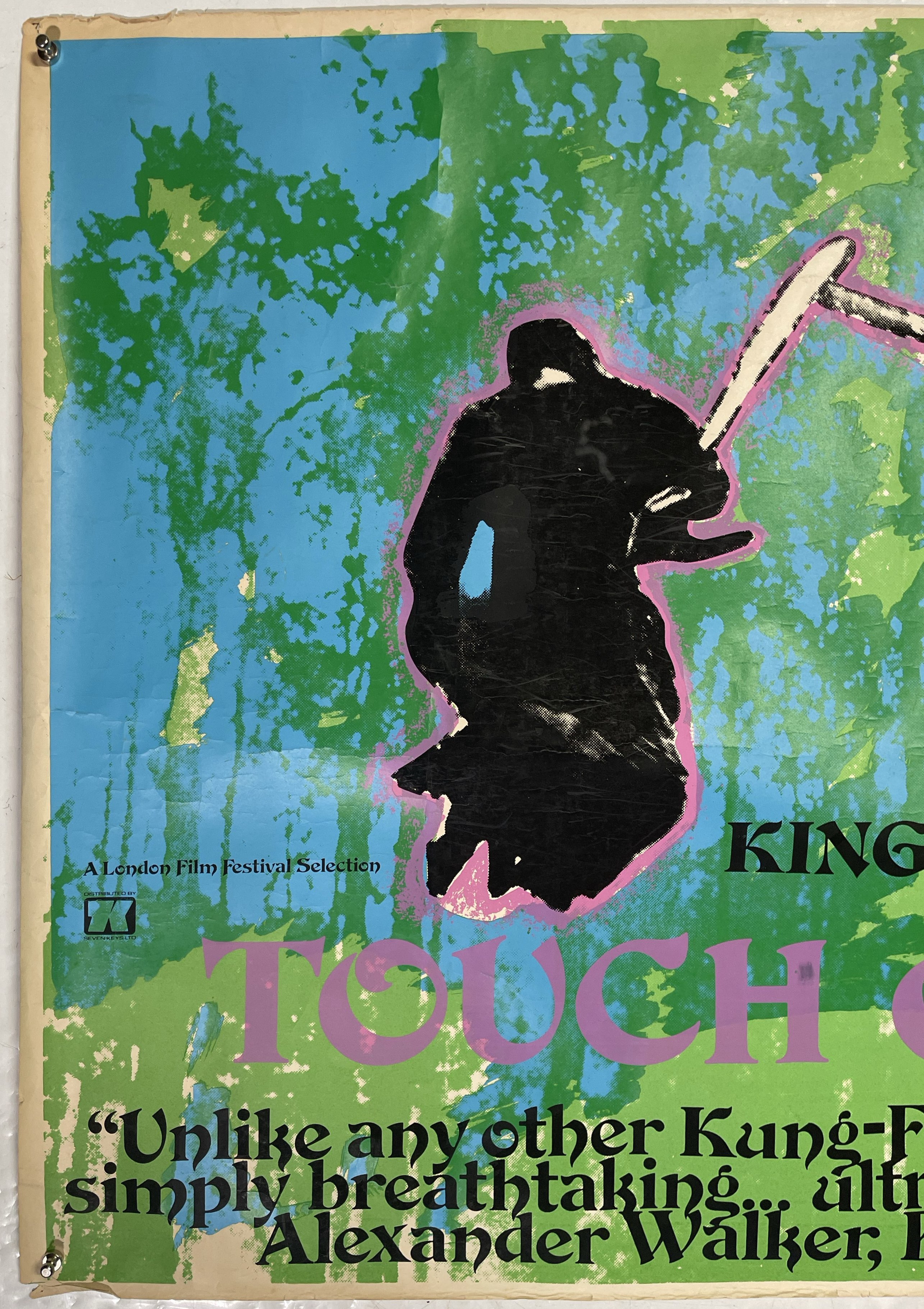 Lot 108 - TOUCH OF ZEN (1971) - ORIGINAL UK QUAD