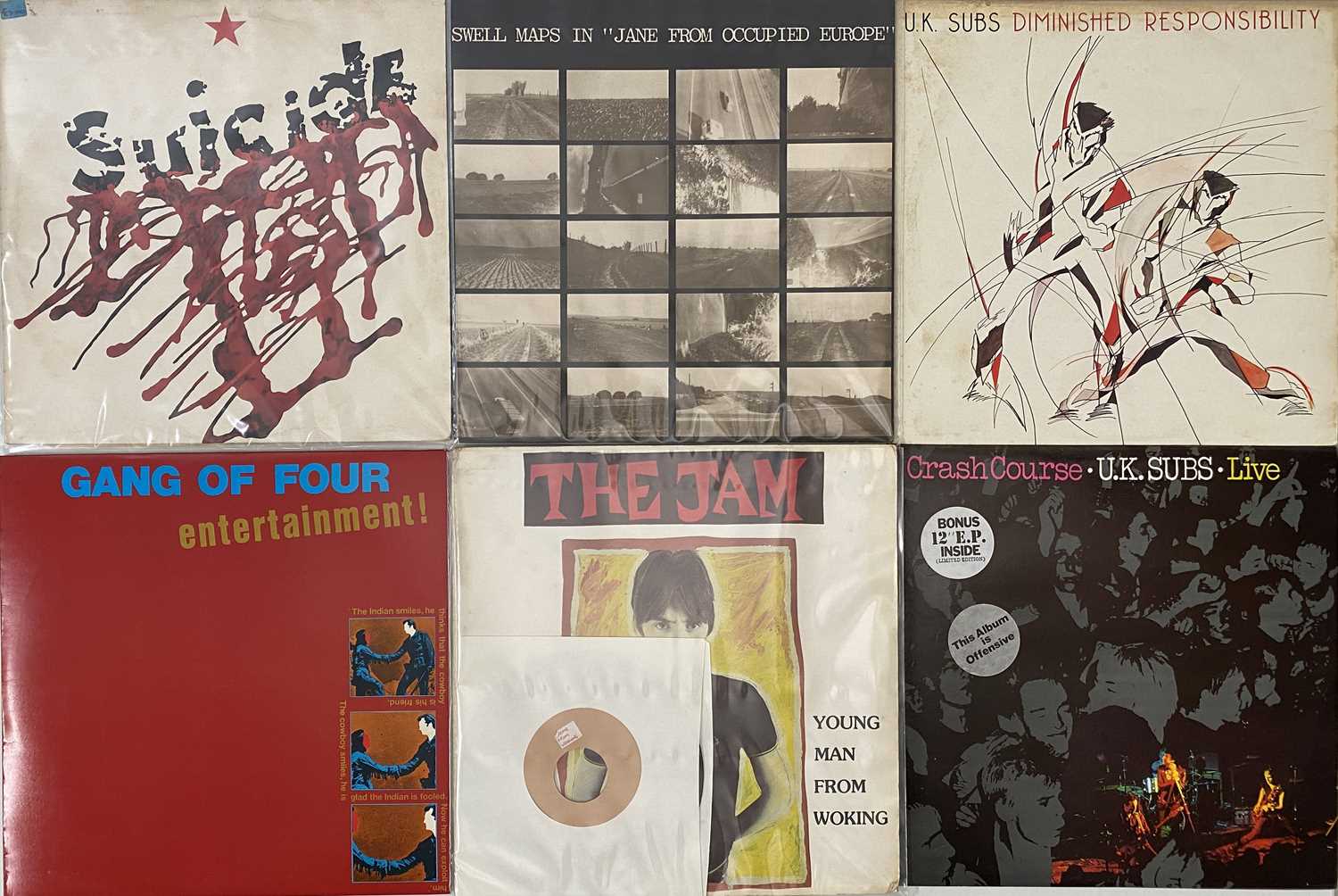 Lot 1331 - CLASSIC PUNK/NEW WAVE - LPs