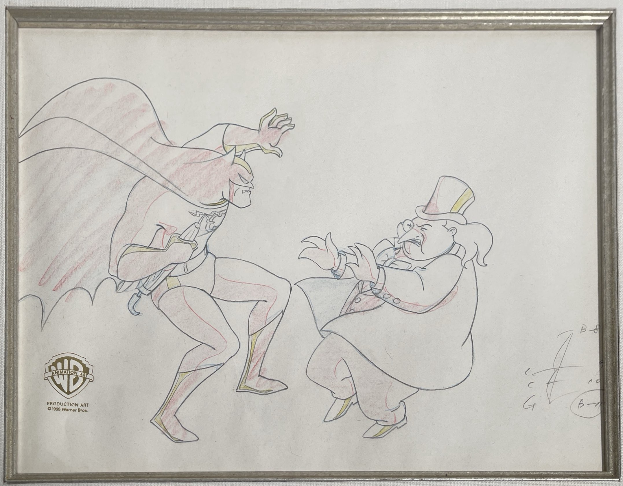 Lot 146 - BATMAN - THE ANIMATED SERIES - FRAMED