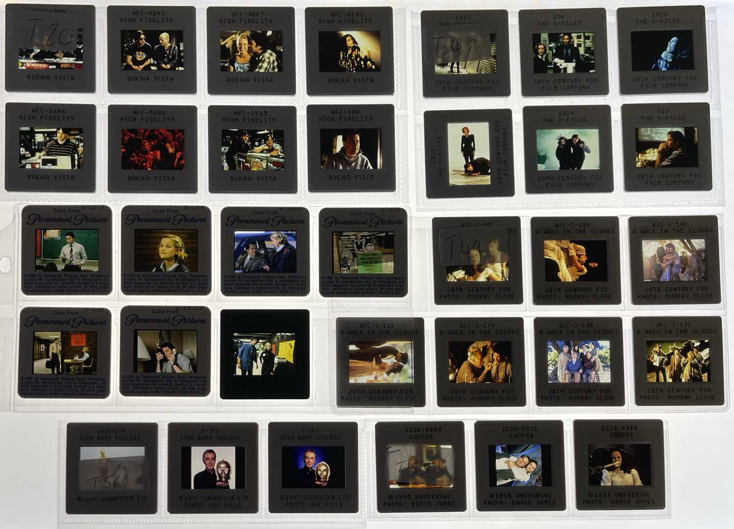 Lot 177 - PROMOTIONAL FILM COLOUR SLIDES - LARGE