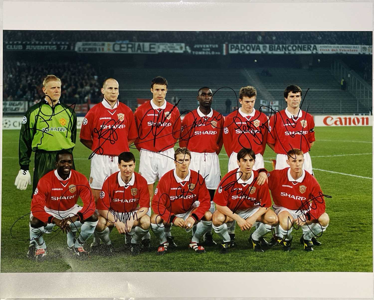Lot 249 - MANCHESTER UNITED - SEMIFINAL 1999 SQUAD
