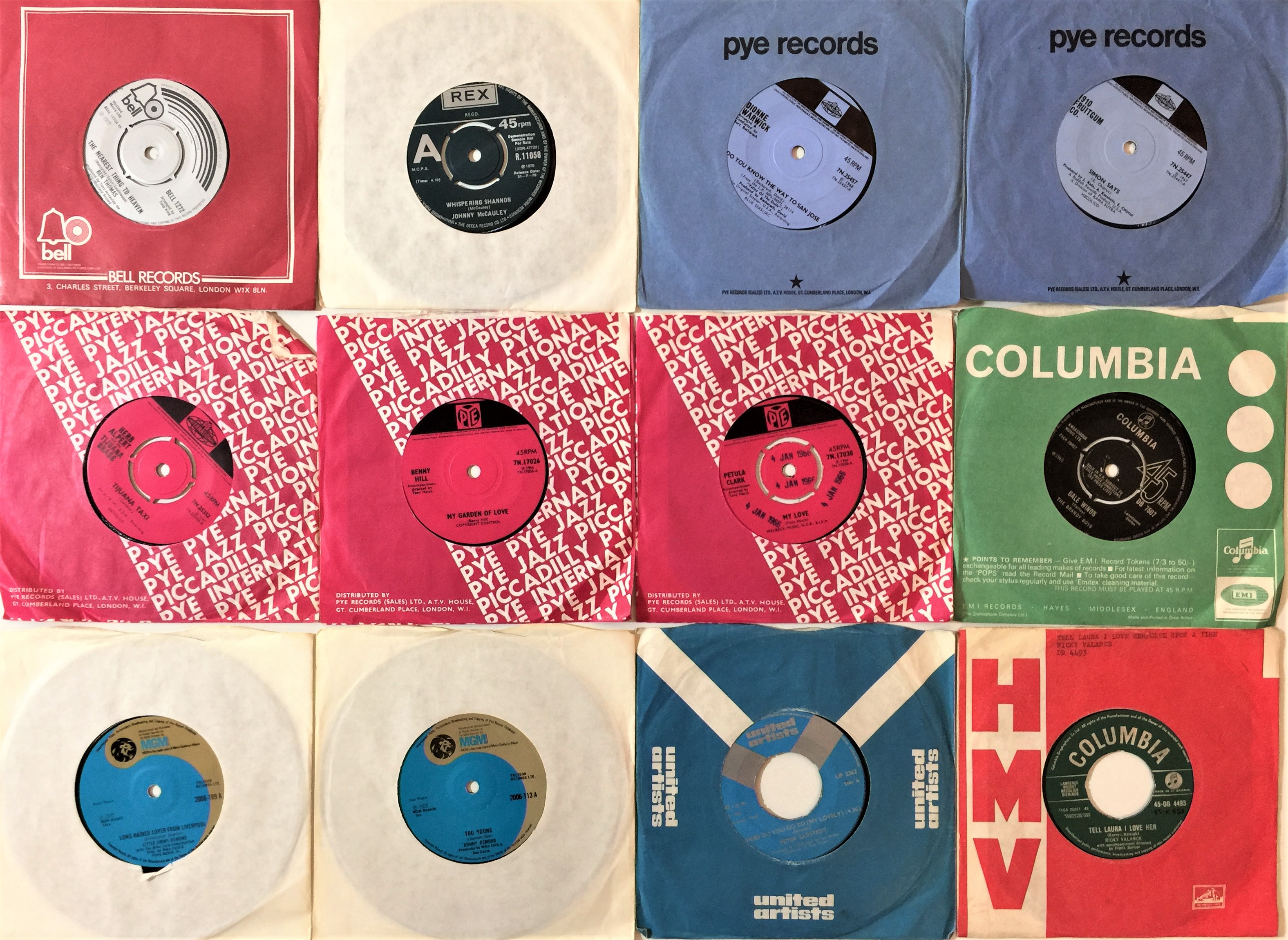 Lot 1028 - CLASSIC ROCK/ POP/ BEAT - 60s/ 70s - 7"