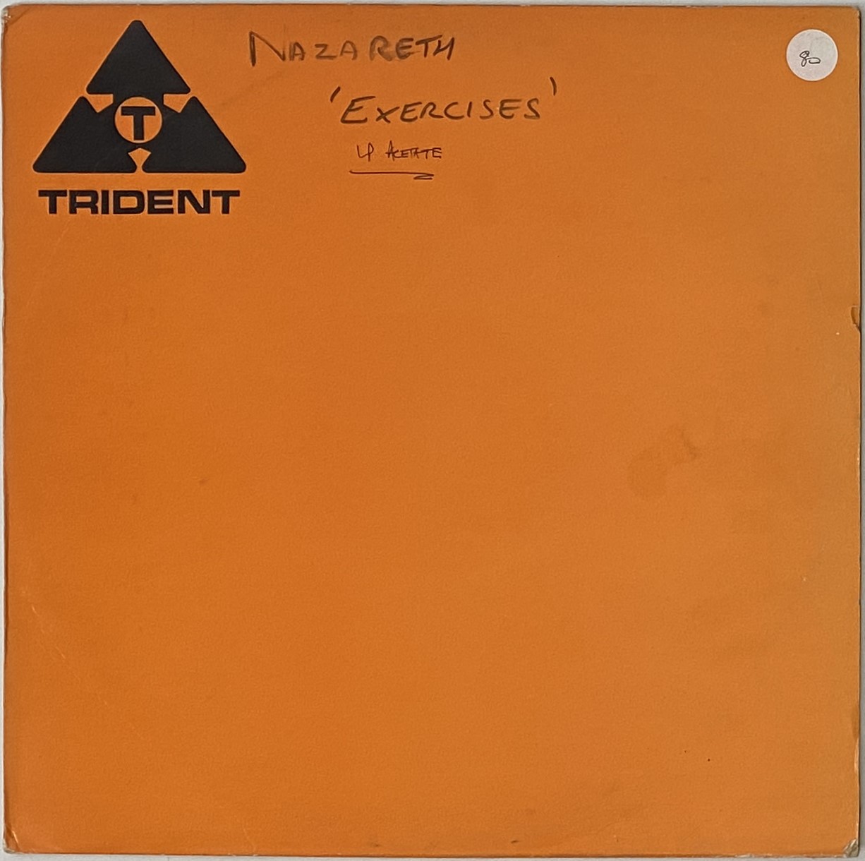 Lot 111 - NAZARETH - EXERCISES LP (TRIDENT ACETATE W/