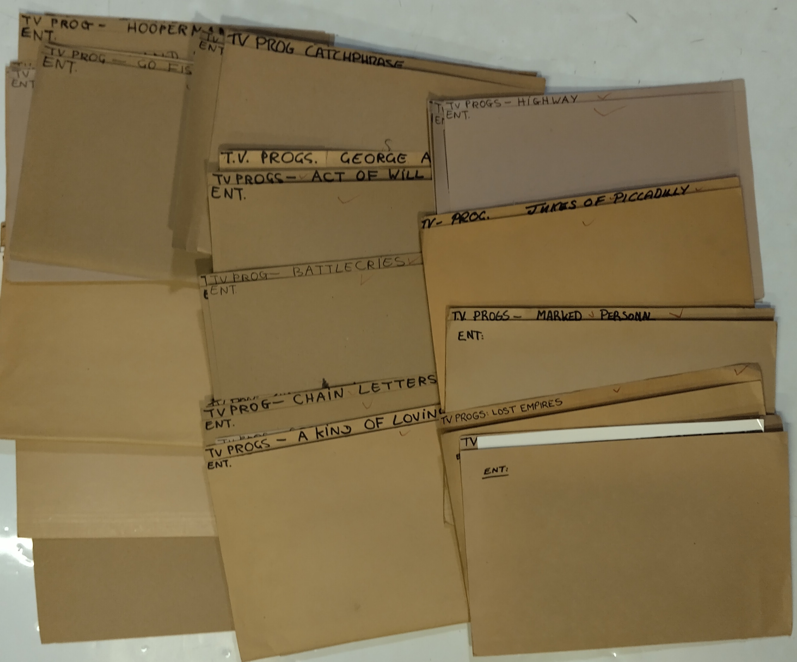 Lot 212 - BRITISH TELEVISION - LARGE COLLECTION OF