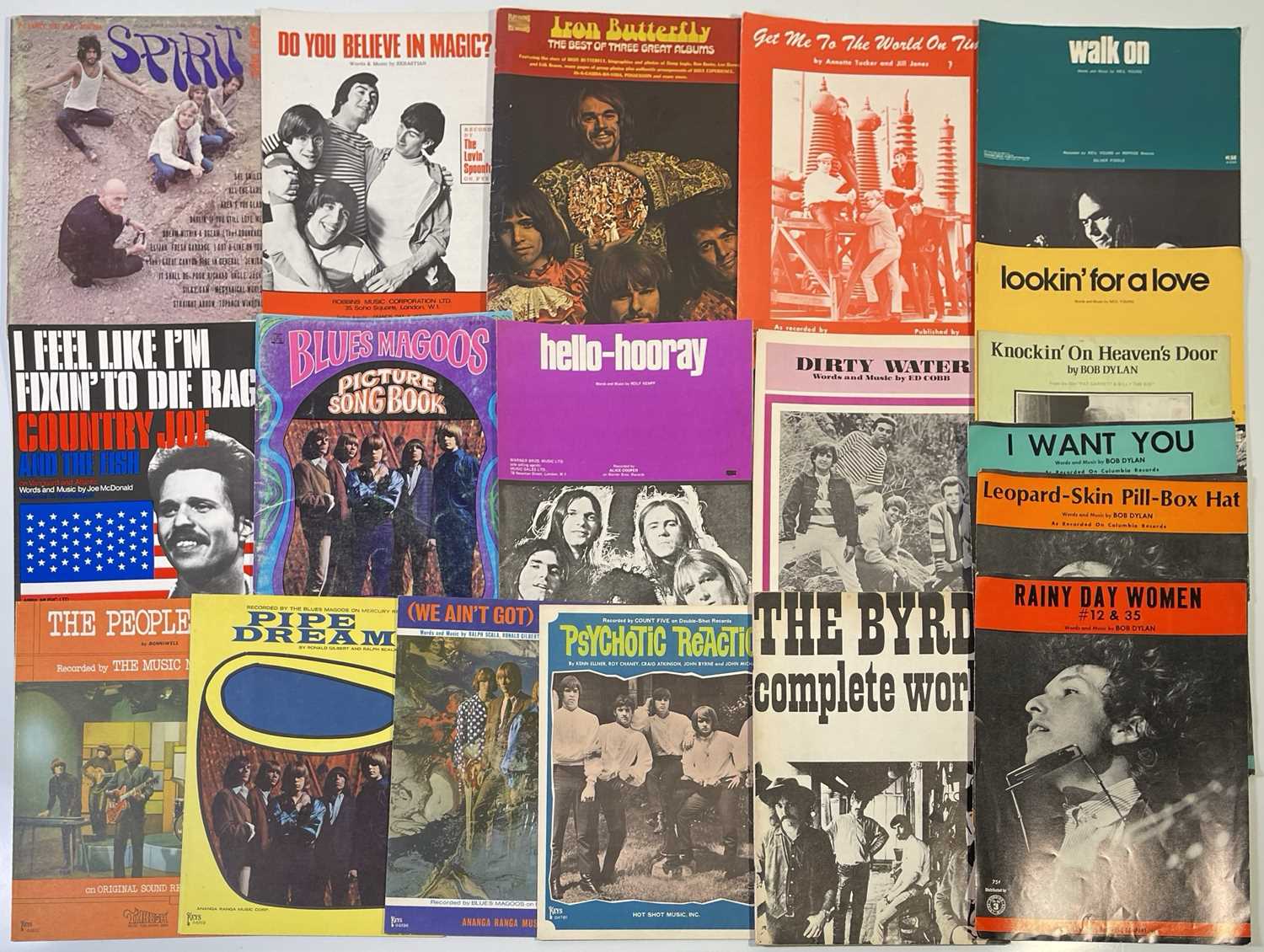 Lot 344 - 1960S US PSYCHEDELIA - ORIGINAL SHEET MUSIC