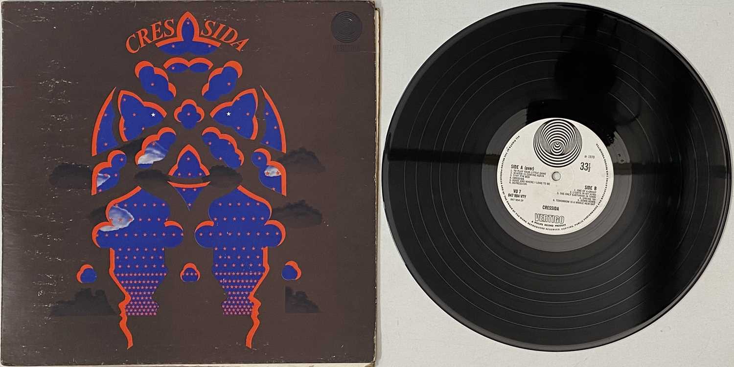 Lot 407 - CRESSIDA - S/T LP (UK ORIGINAL - LARGE SWIRL