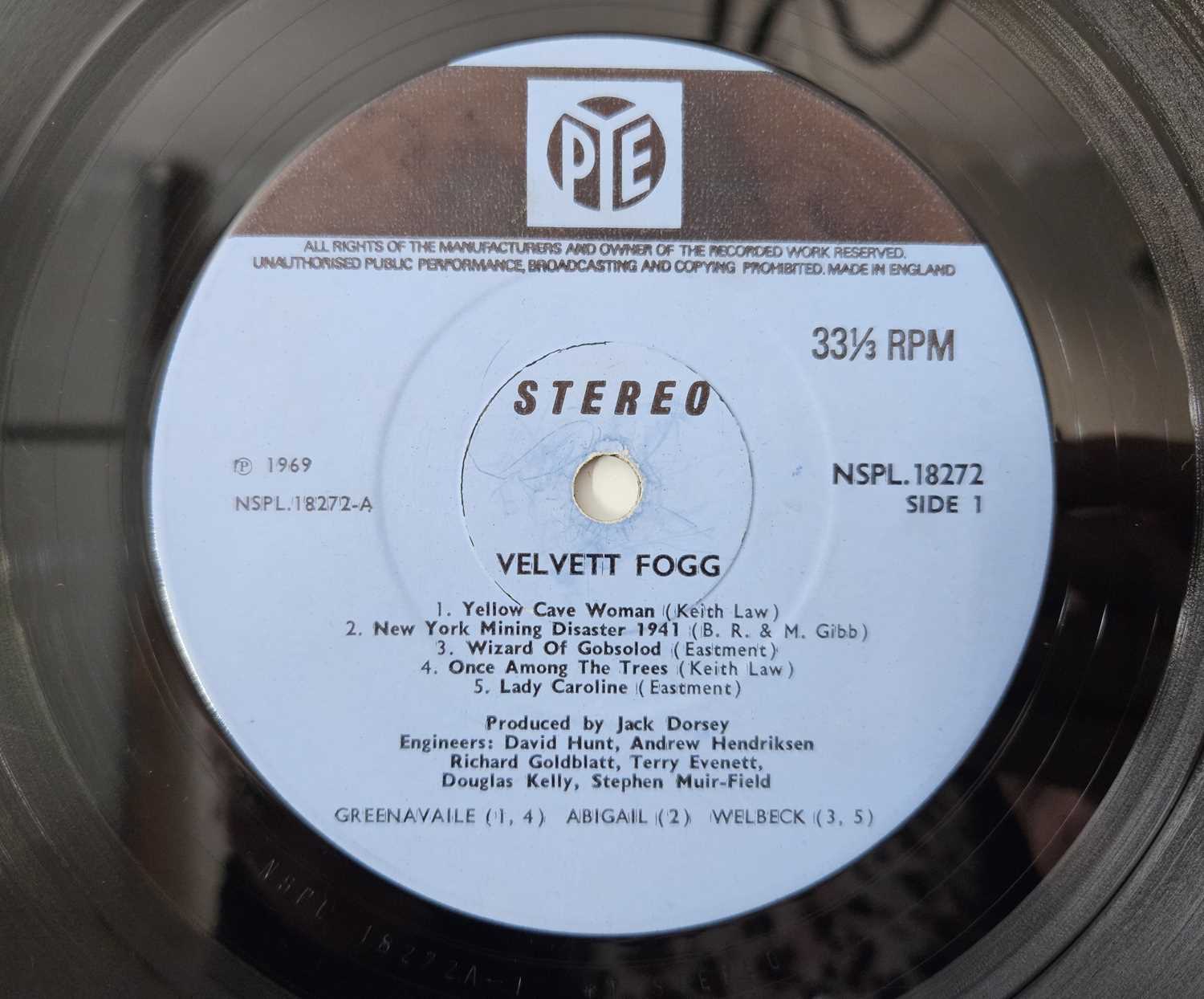 Lot 412 - VELVETT FOGG - VELVETT FOGG LP (UK STEREO