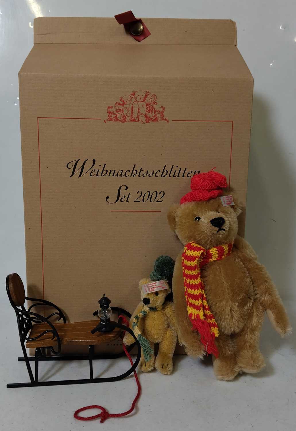 Lot 281 - Steiff Weihnachtsschlitten - Set 2002