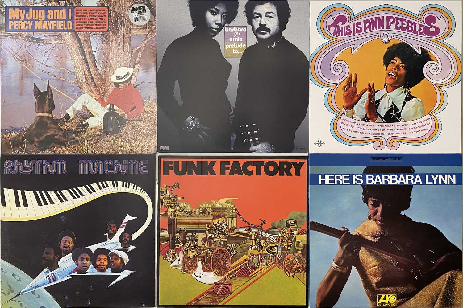 Lot 2 - SOUL / FUNK - MODERN PRESSINGS - LP COLLECTION