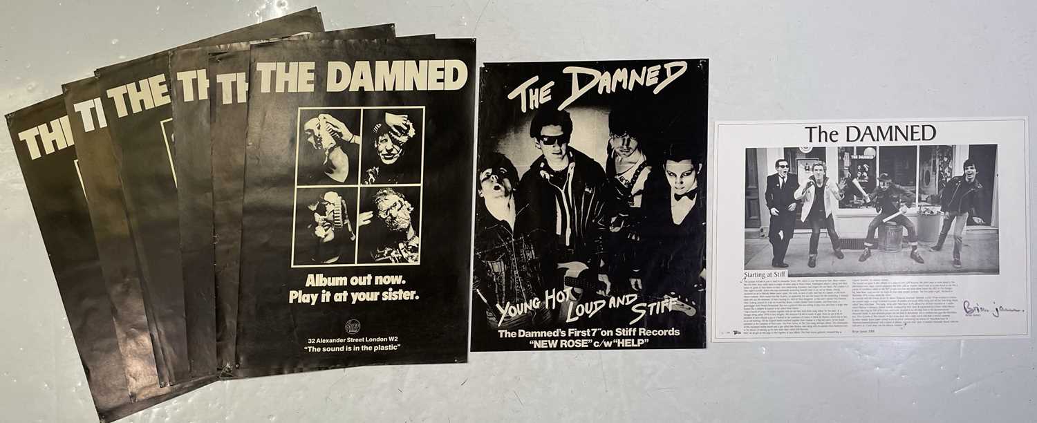 Lot 123 - THE DAMNED - ALBUM POSTER COLLECTION AND NEW