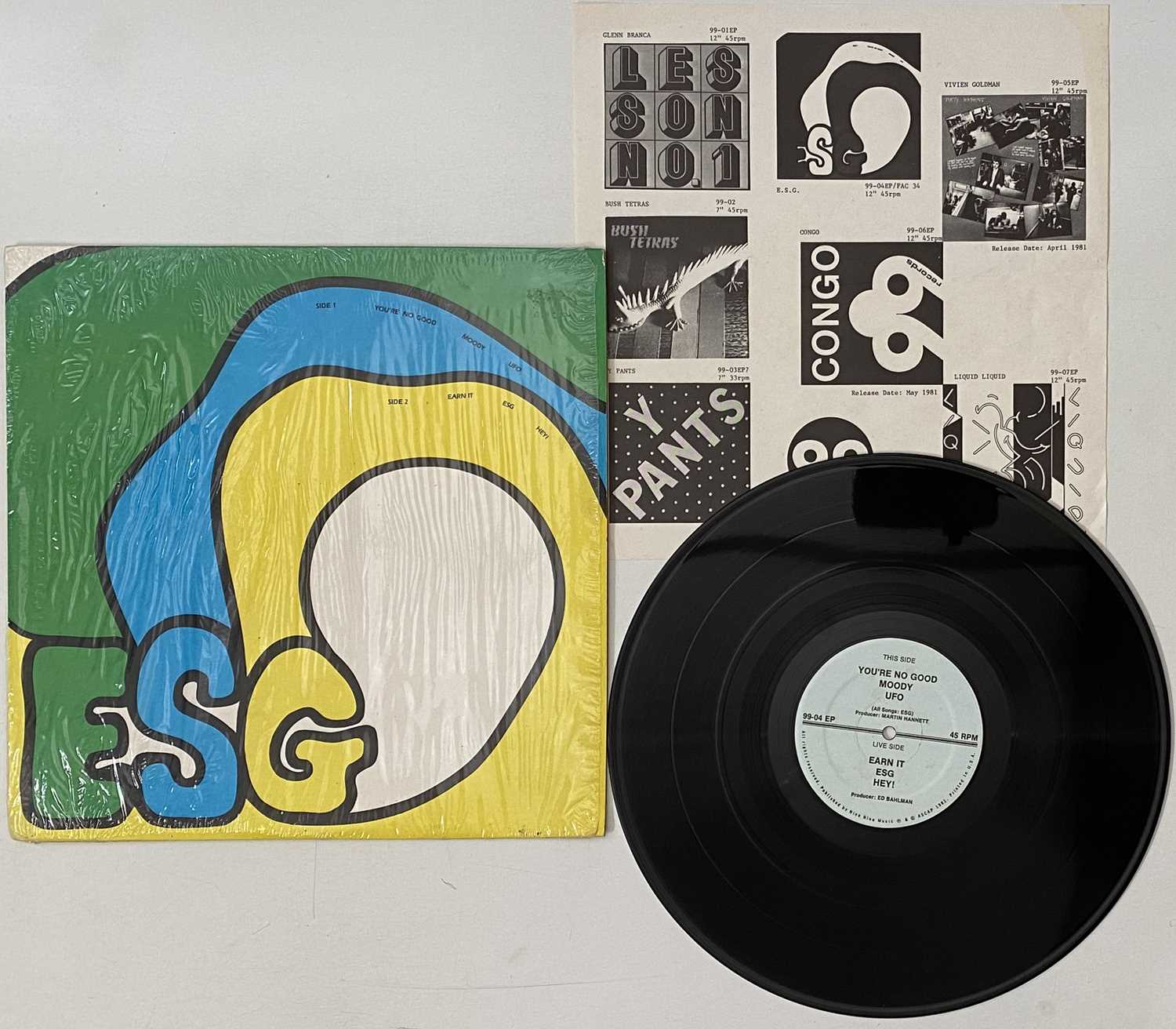 Lot 482 - ESG - ESG 12" EP (US ORIGINAL - LIGHT BLUE