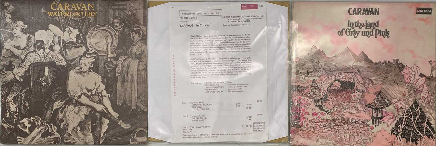 Lot 133 - CARAVAN - LP PACK (INC BBC TRANSCRIPTION