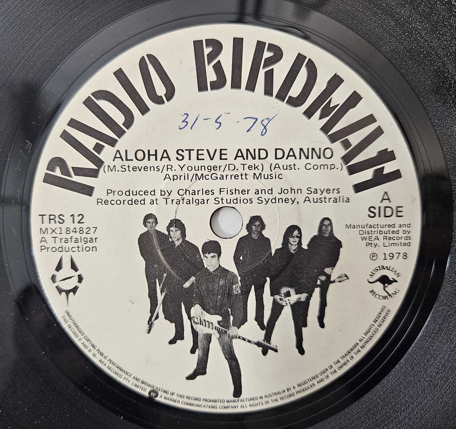 Lot 245 - RADIO BIRDMAN - ALOHA STEVE AND DANNO 7"