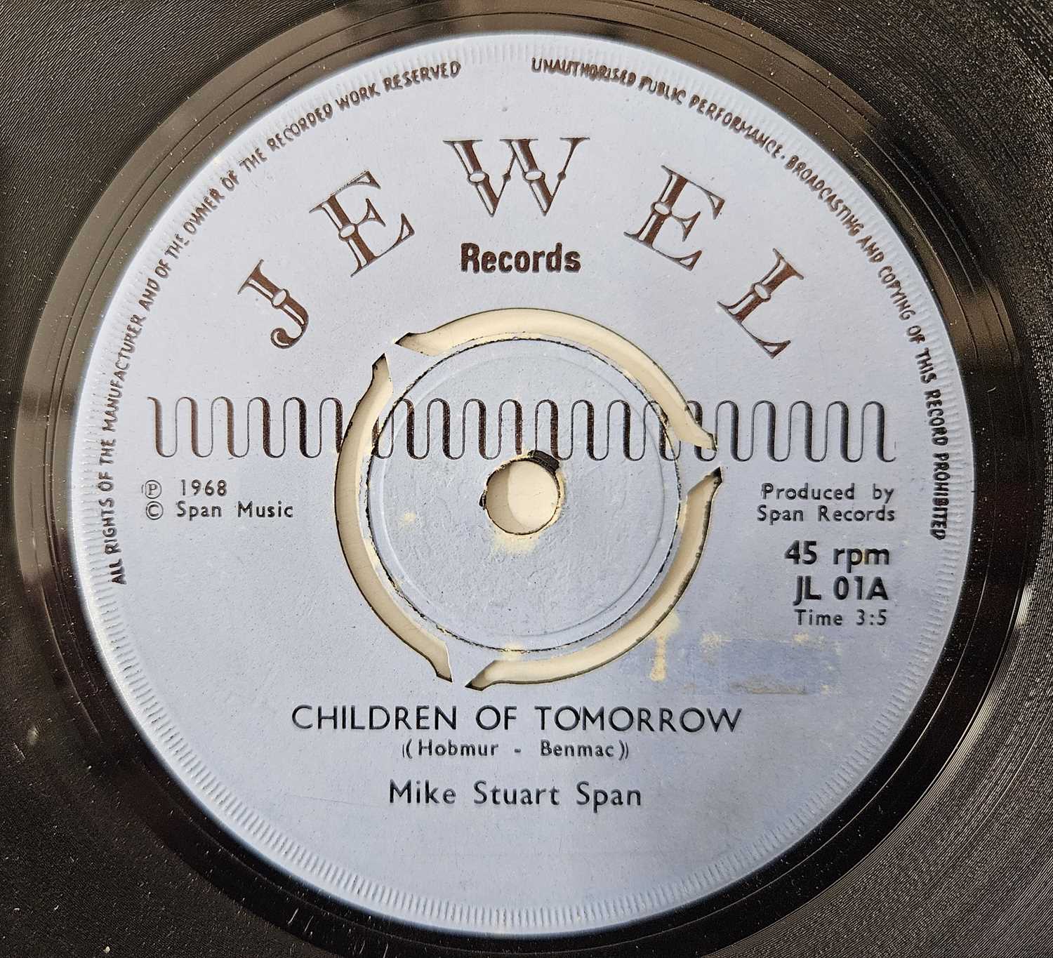 Lot 327 - MIKE STUART SPAN - CHILDREN OF TOMORROW 7"