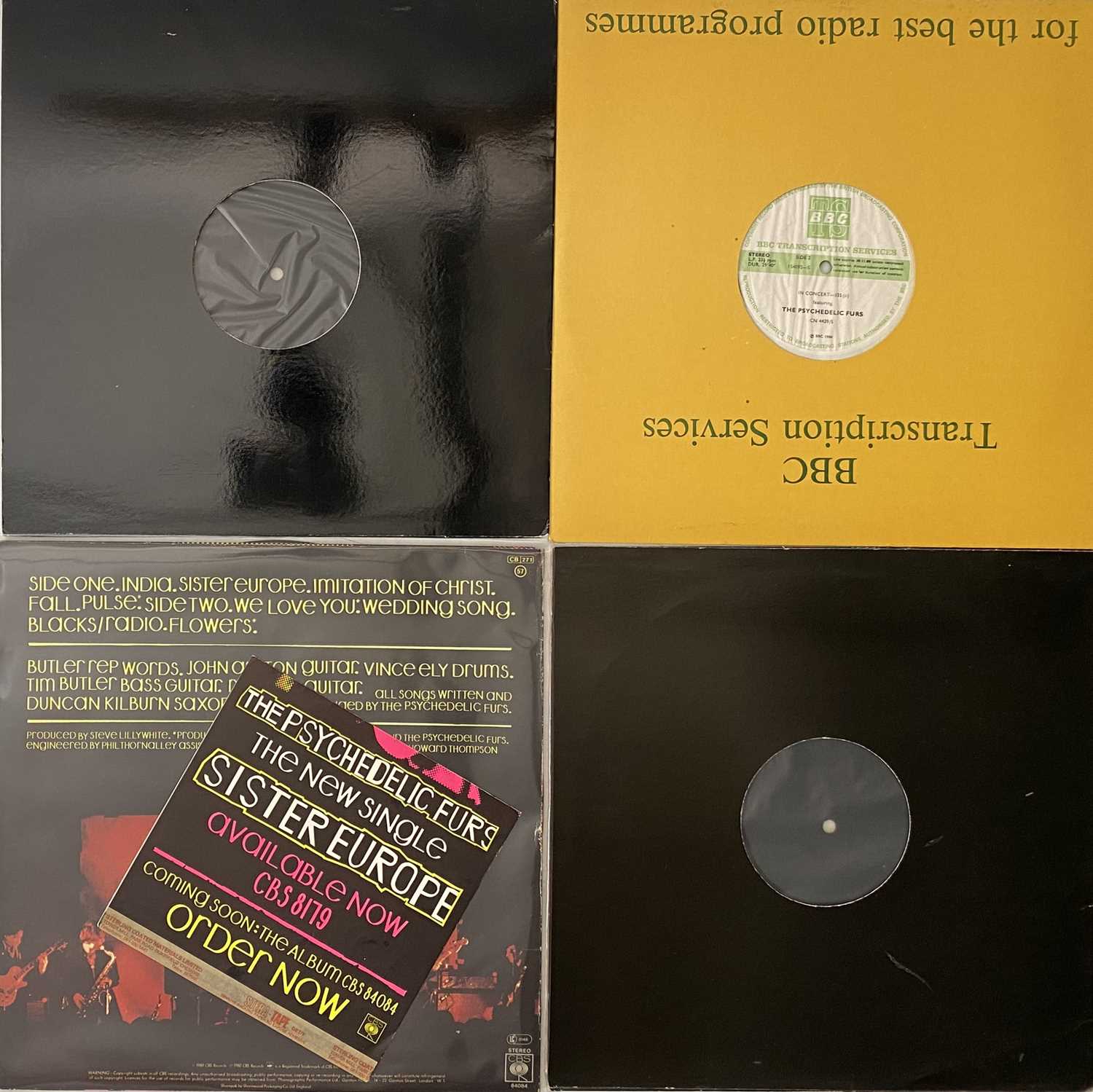 Lot 176 - THE PSYCHEDELIC FURS - LP RARITIES PACK (INC
