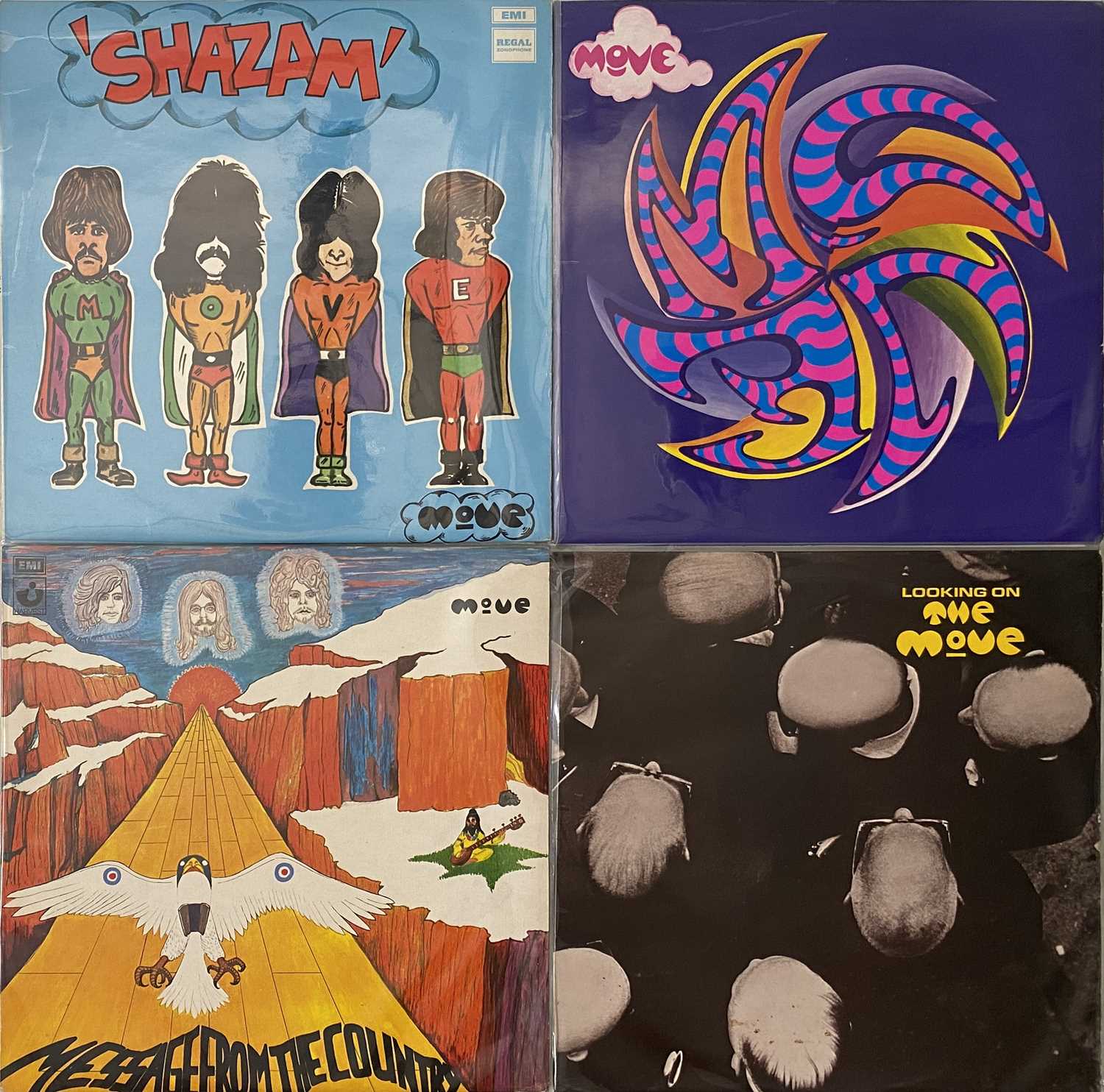 Lot 181 - THE MOVE - LP PACK