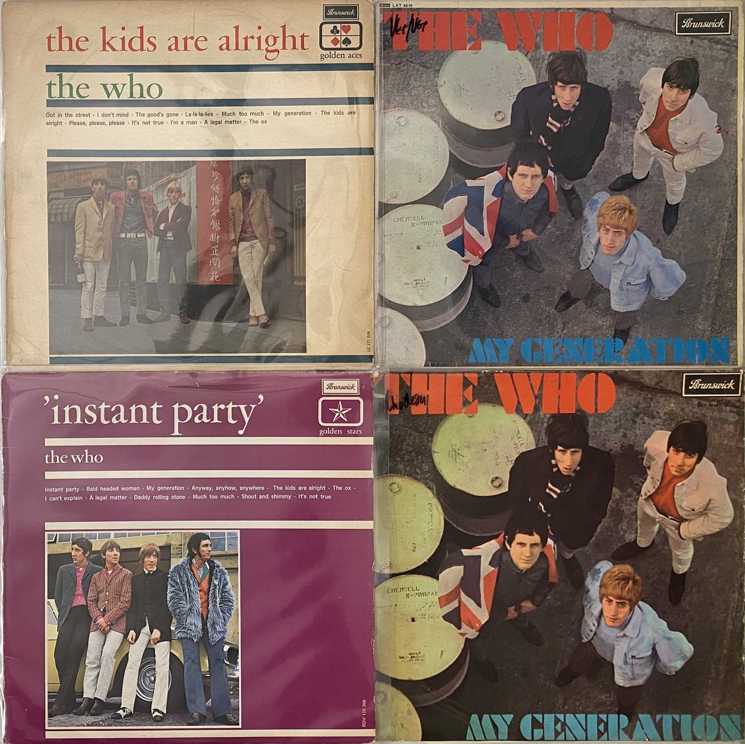 Lot 189 - THE WHO - LP PACK (INC ORIGINAL UK