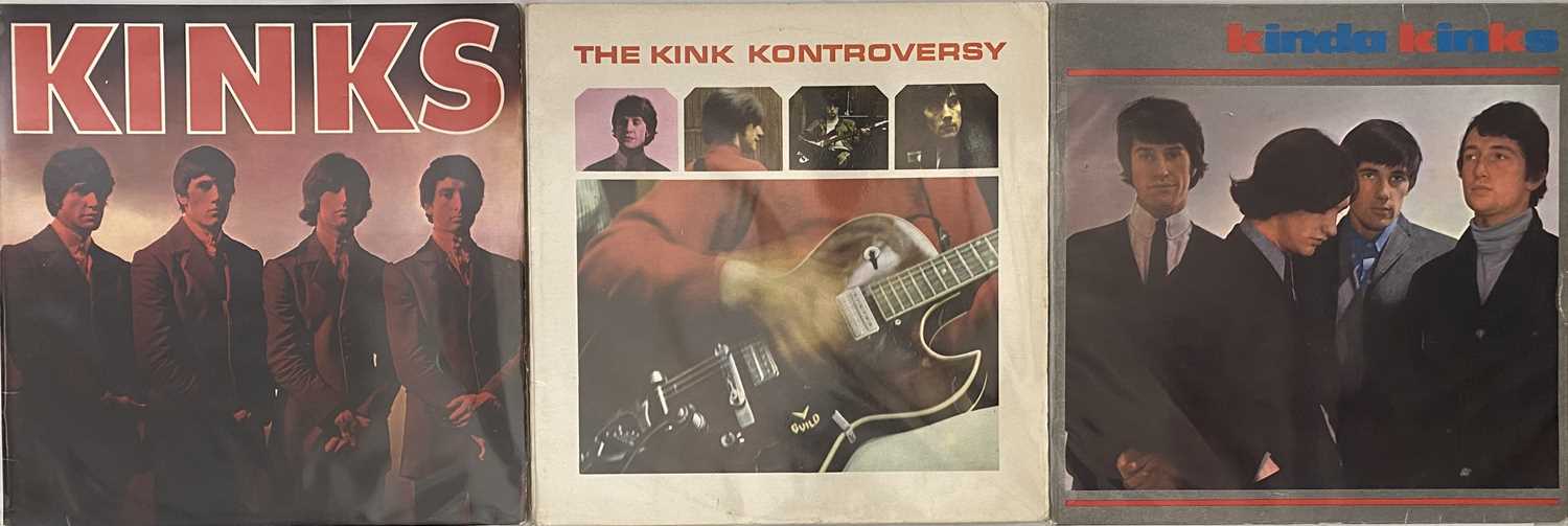 Lot 192 - THE KINKS - ORIGINAL PYE LP PACK