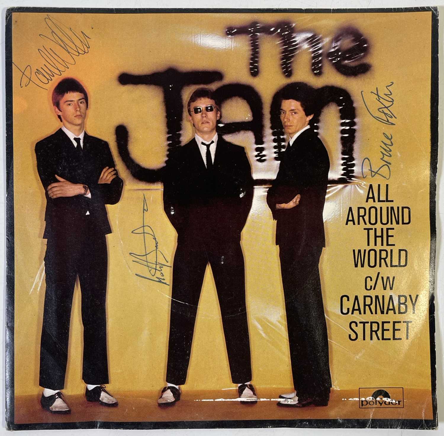 Lot 507 - THE JAM - SIGNED COPY OF 'ALL AROUND THE