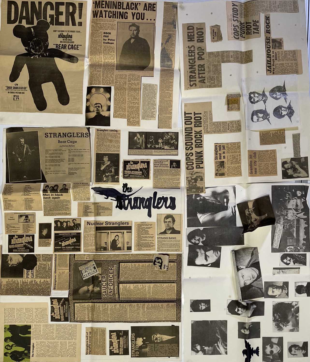 Lot 406 - THE STRANGLERS - COLLECTION OF MEMORABILIA
