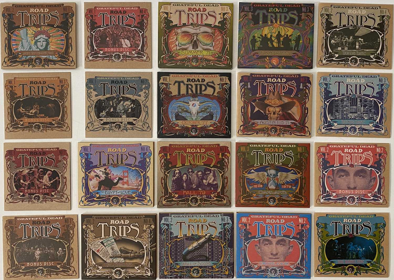 Lot 513 - THE GRATEFUL DEAD - ROAD TRIPS VOLUMES 1 - 4