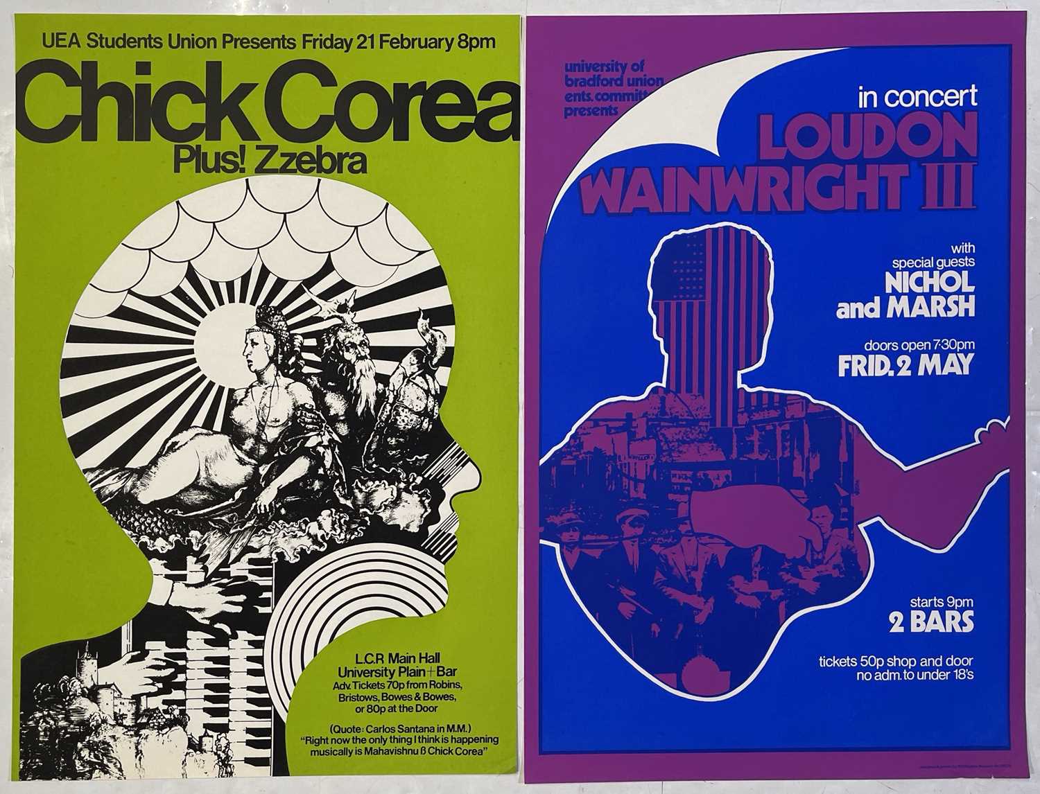 Lot 127 - 1970S CONCERT POSTER COLLECTION INC LOUDON