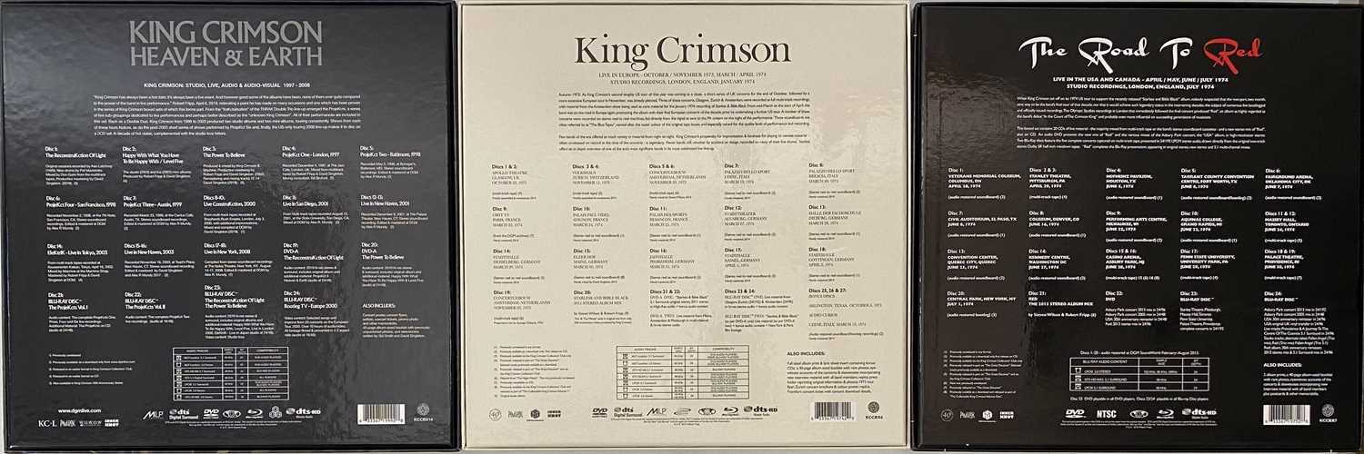 Lot 141 - KING CRIMSON - 40TH/50TH ANNIVERSARY CD BOX