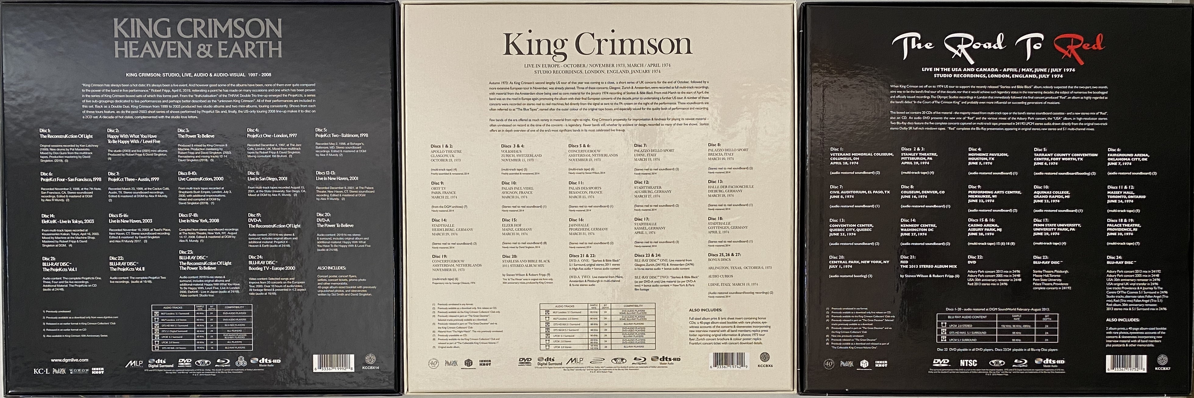 Lot 141 - KING CRIMSON - 40TH/50TH ANNIVERSARY CD BOX