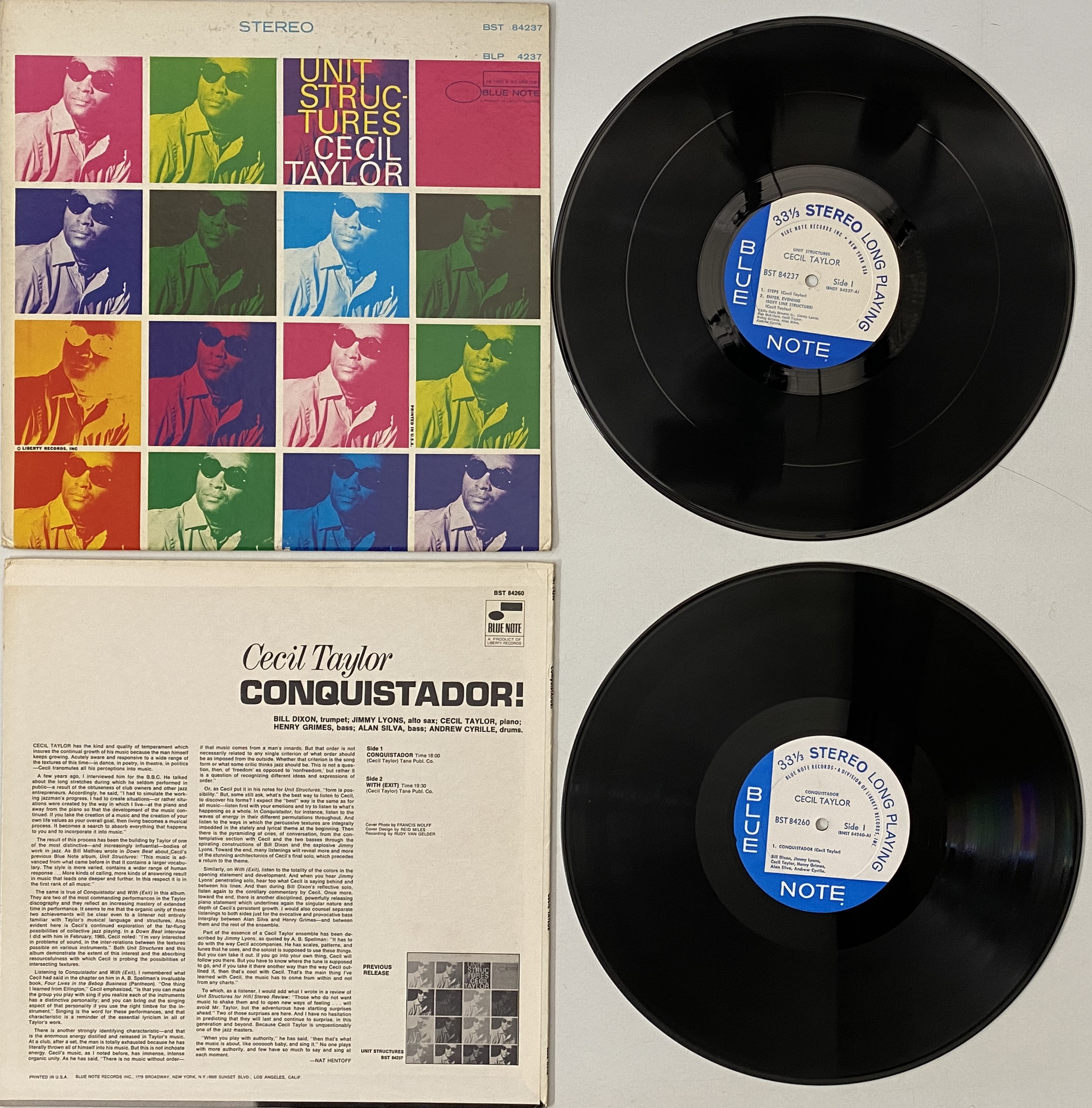 Lot 87 - CECIL TAYLOR - LP PACK